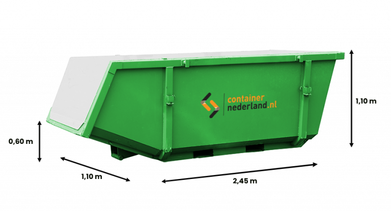 Bouwcontainer 4m³ open - Container Nederland